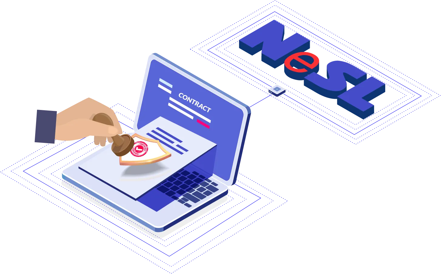 NeSL Authentication - Register and Submit Information to NeSL DDE